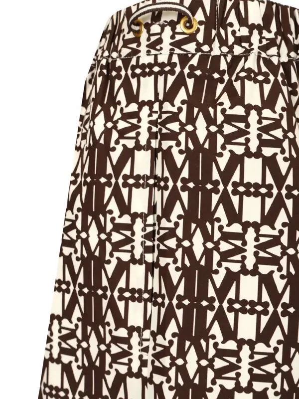 Max Mara Taiga All-over Logo Printed Shorts - No