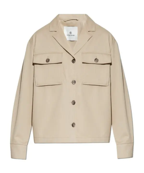 ANINE BING Cotton Shirt Jacket