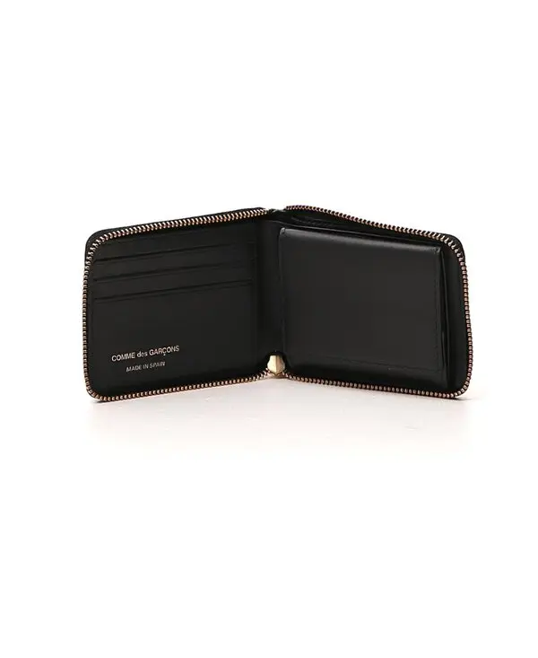 Comme Des Garçons Embossed Zip Around Wallet