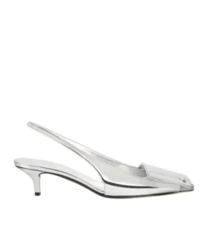 COURREGES Fold Slingback Pumps - Mirror
