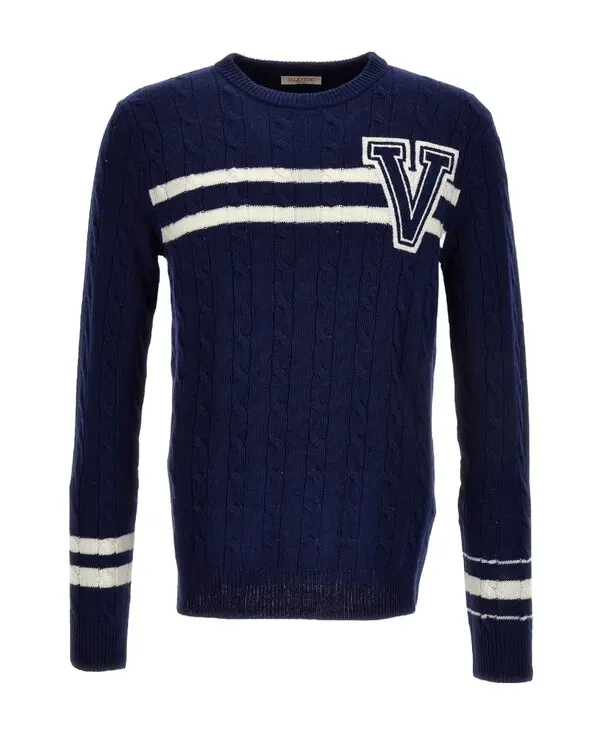Valentino Garavani Vlogo Knitted Jumper