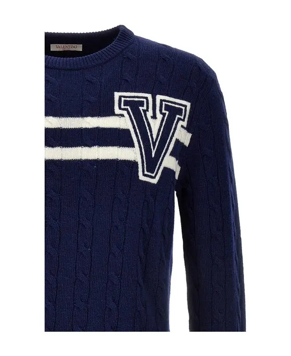 Valentino Garavani Vlogo Knitted Jumper