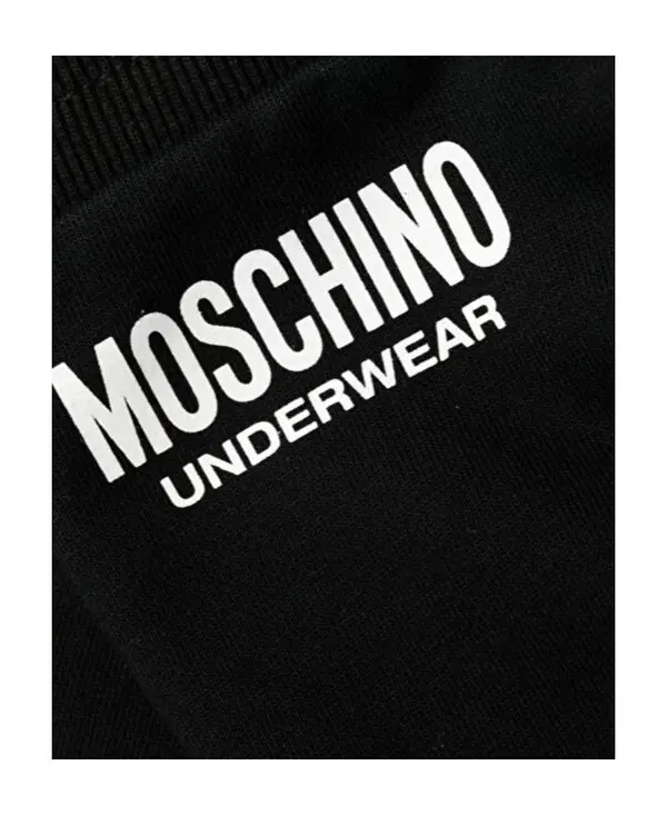 Moschino Teddy Bear Pattern Knitted Velvet Sports Shorts