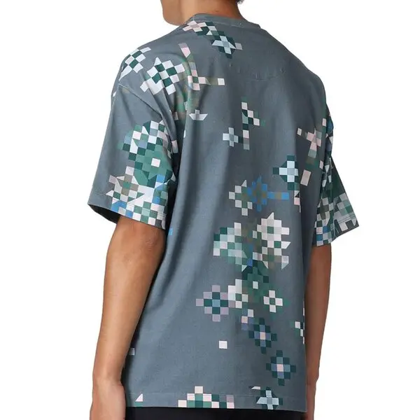Emporio Armani Geometric-print Cotton T-shirt
