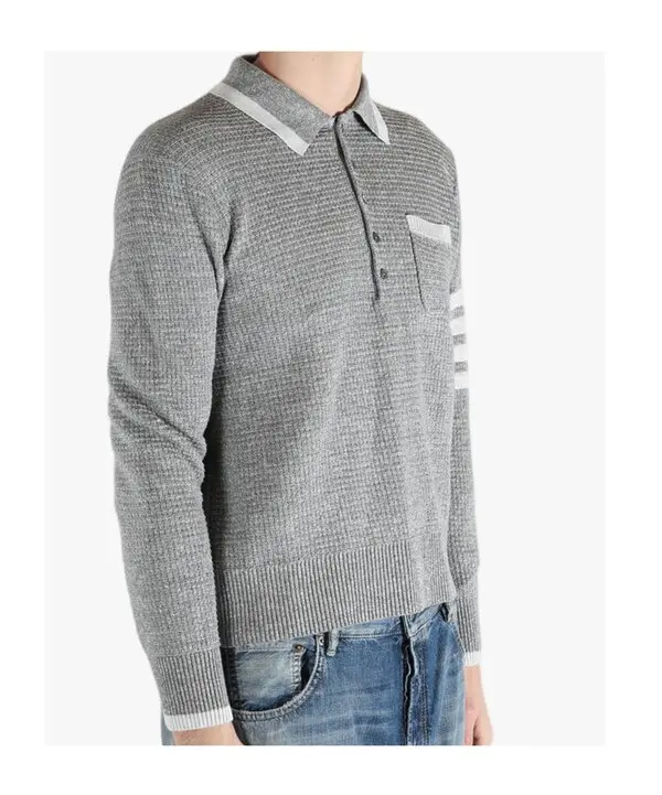 Thom Browne Knitted Polo Shirt