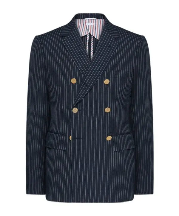 Thom Browne Pinstripe Wool Blazer