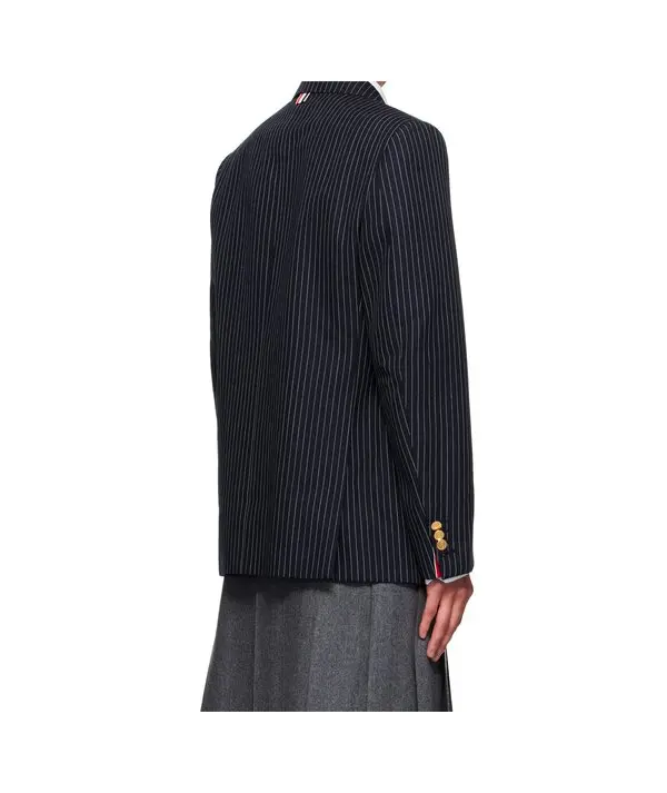 Thom Browne Pinstripe Wool Blazer
