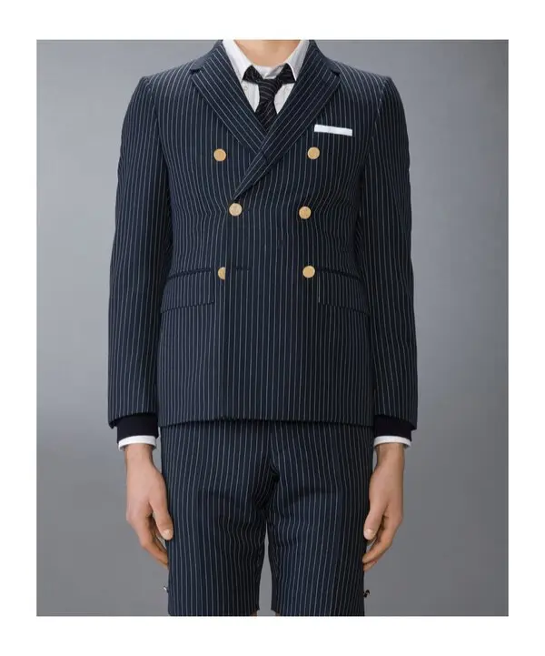 Thom Browne Pinstripe Wool Blazer