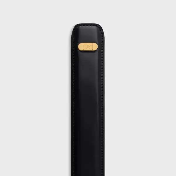 Celine Josephine Wide Belt In Taurillon Leather
