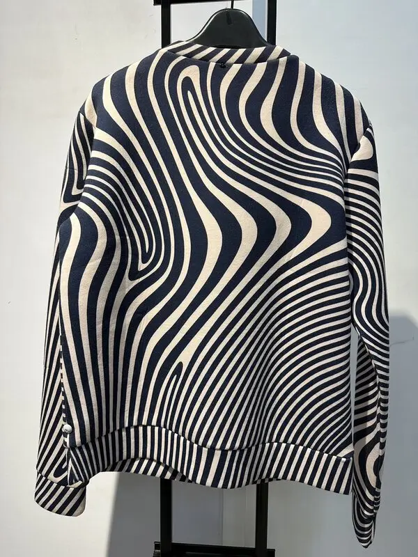 Sportmax Long-sleeved Sweater With Embellished Neckline