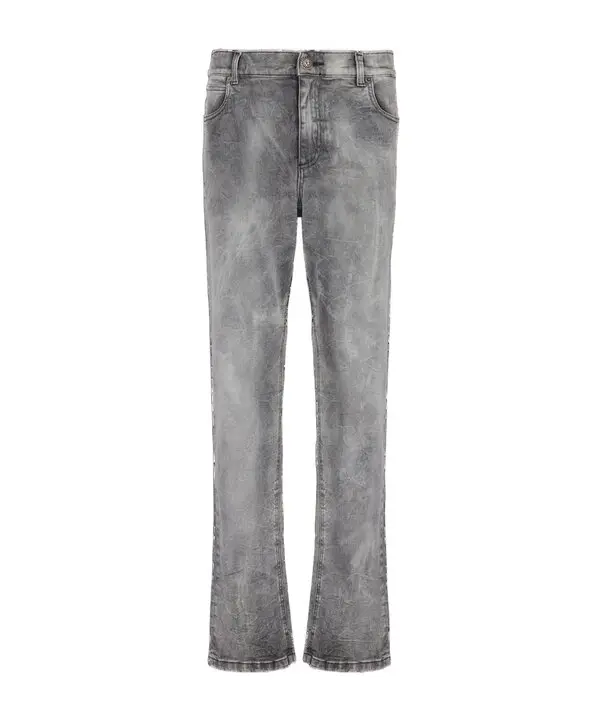 Balmain Regular-fit Denim Jeans - Gray