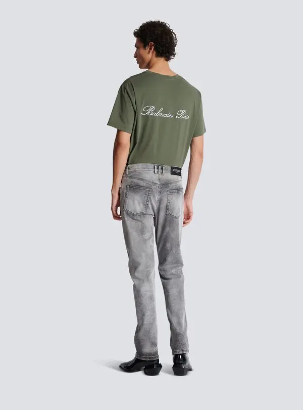 Balmain Regular-fit Denim Jeans - Gray
