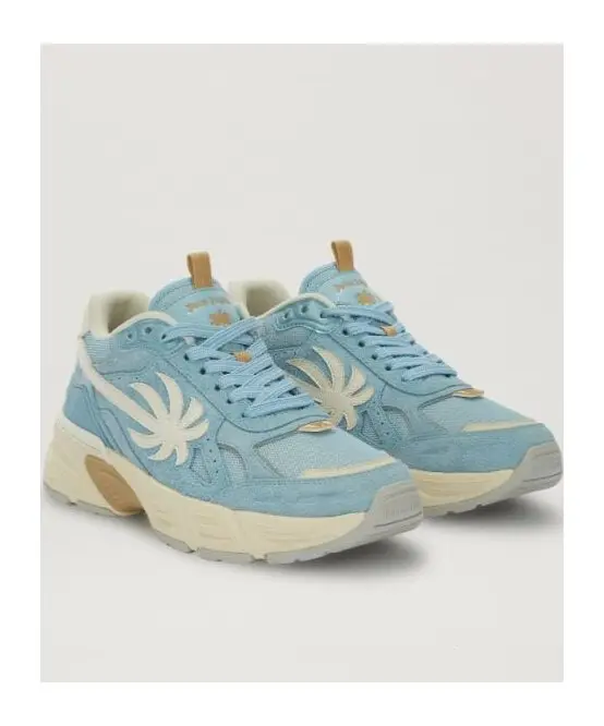 Palm Angels The Palm Runner Leather Sneakers