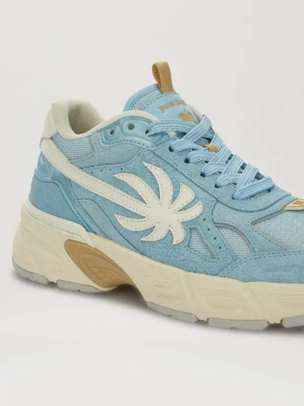 Palm Angels The Palm Runner Leather Sneakers