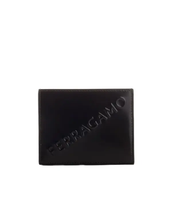 FERRAGAMO Logo Embossed Cardholder