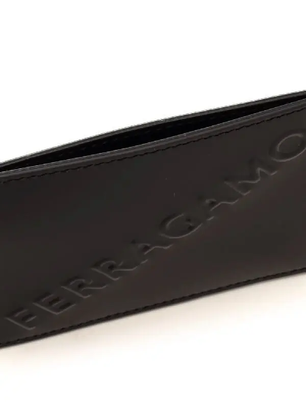 FERRAGAMO Logo Embossed Cardholder