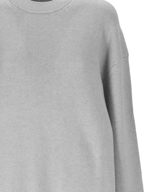 Max Mara Ribbed High-neck Sweater - Gray
