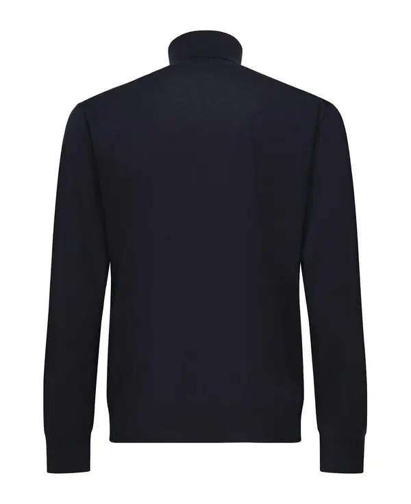 Eleventy Ribbed Cashmere Sweater - Black