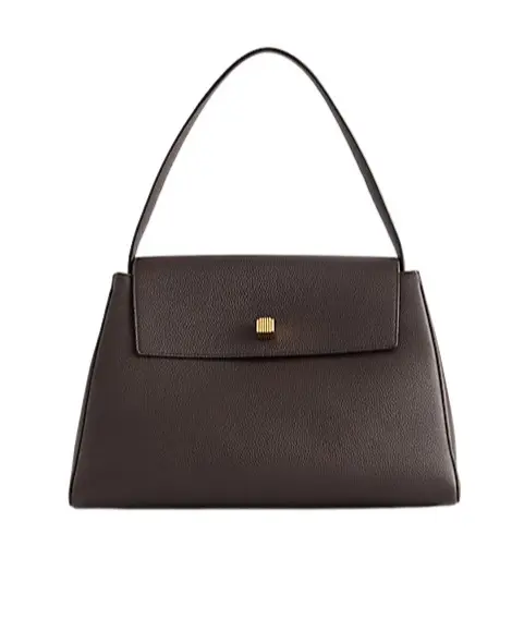 Khaite Flap Handbag - Black