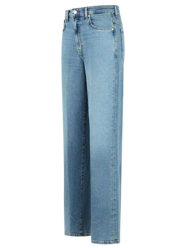 7 For All Mankind Stovepipe Straight Jeans - Blue
