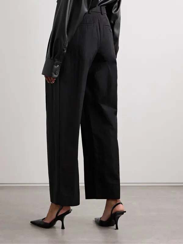 Wardrobe.NYC Wide-leg Chino Trousers - Black