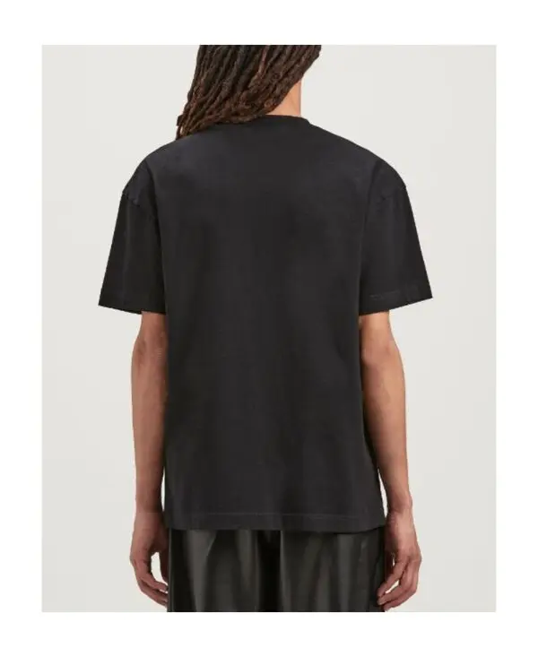 Palm Angels Wings Graphic-print Cotton T-shirt - Black