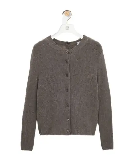 Loewe Long-sleeved Cardigan - Taupe