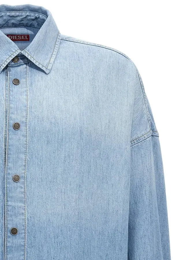 DIESEL® D-kama Long-sleeve Denim Shirt