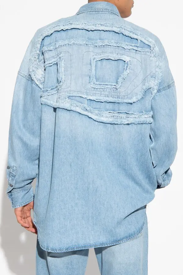 DIESEL® D-kama Long-sleeve Denim Shirt
