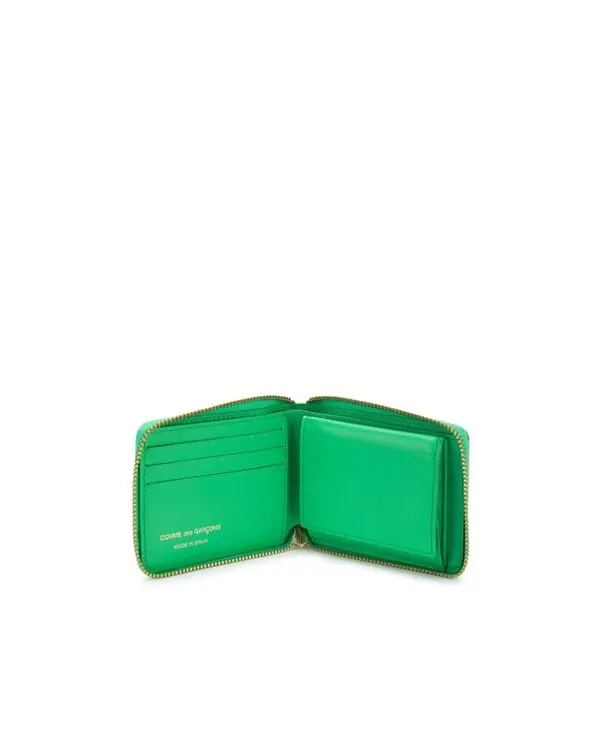 Comme Des Garçons Logo Wallet - Green