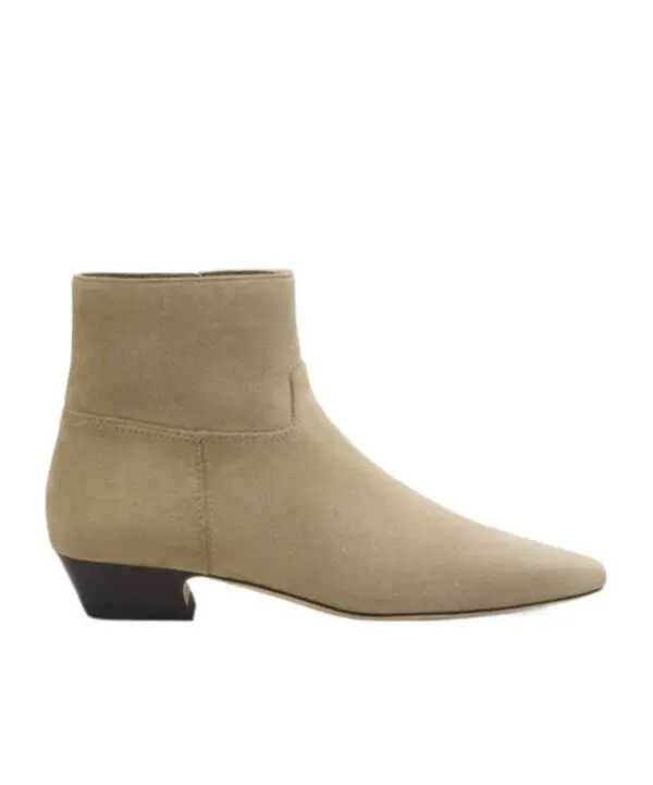 STUART WEITZMAN Stassi Zip Bootie - Brown