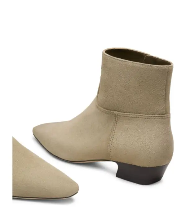 STUART WEITZMAN Stassi Zip Bootie - Brown
