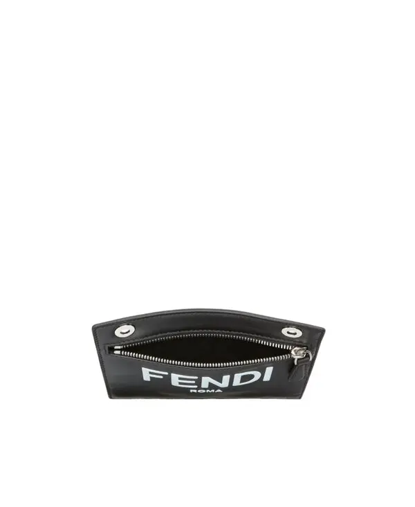 Fendi Peekaboo Clutch Bag With Roma Print