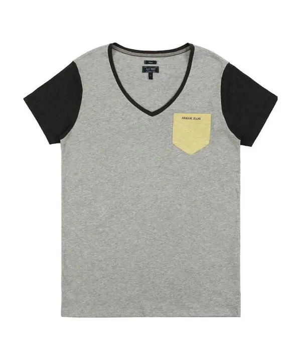 Emporio Armani Splicing Details T-shirt