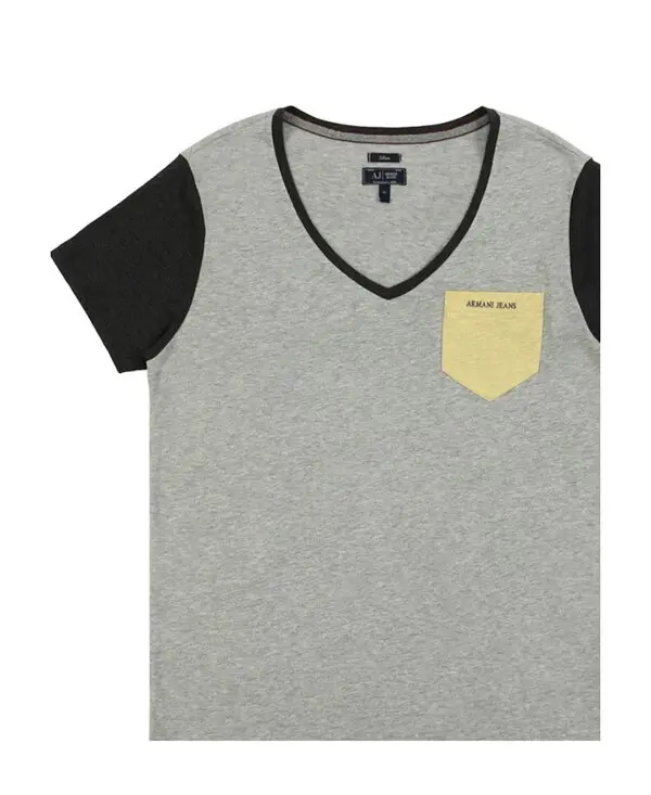 Emporio Armani Splicing Details T-shirt