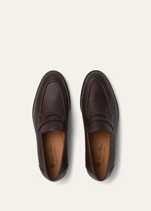 Loro Piana Sergio Leather Loafers