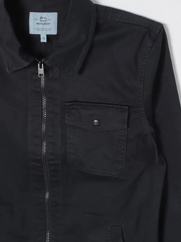 Woolrich Zip-up Long-sleeve Shirt