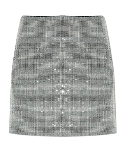 Zadig&Voltaire Sequined Mini Skirt - Gray