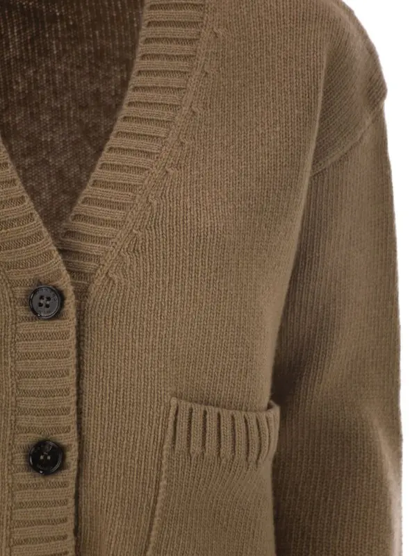 Max Mara V-neck Cropped Cardigan