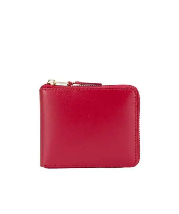 Comme Des Garçons Logo Wallet - Red