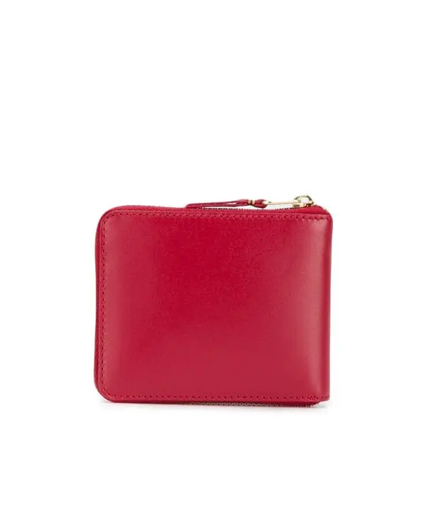 Comme Des Garçons Logo Wallet - Red