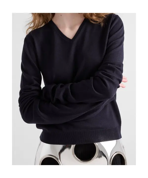 Prada Wool V-neck Sweater