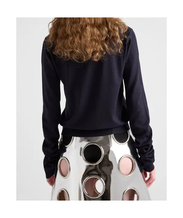 Prada Wool V-neck Sweater