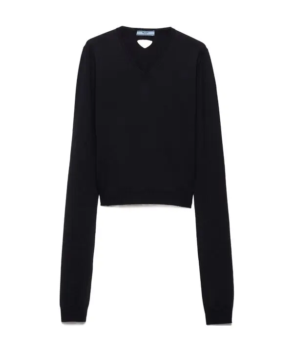 Prada Wool V-neck Sweater