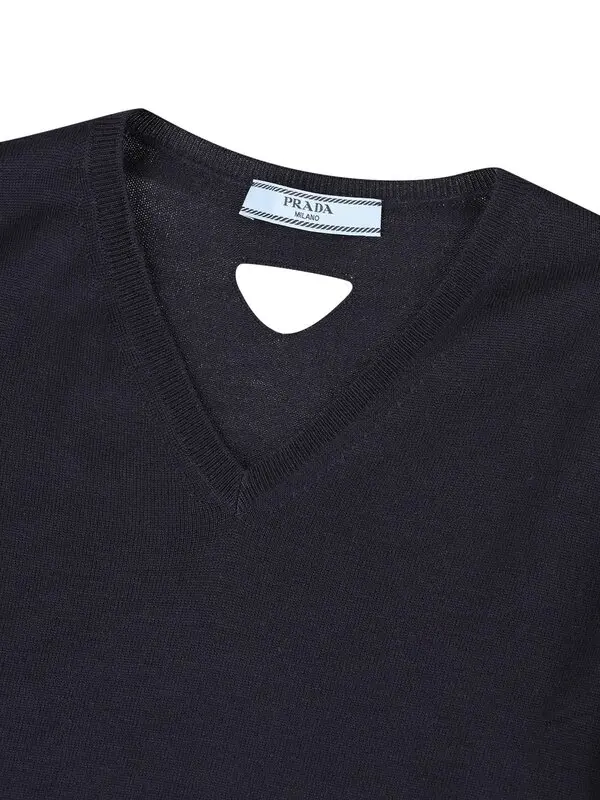 Prada Wool V-neck Sweater