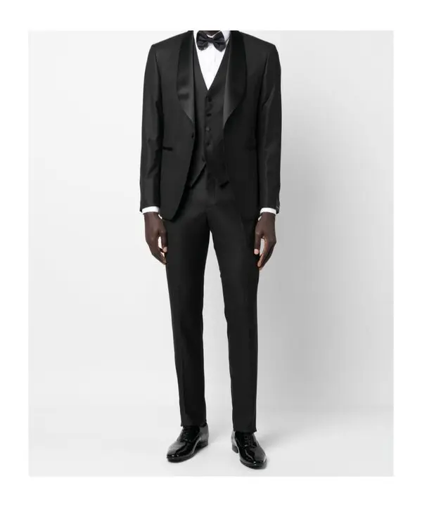 Tagliatore Single-breasted Three-piece Suit - Black
