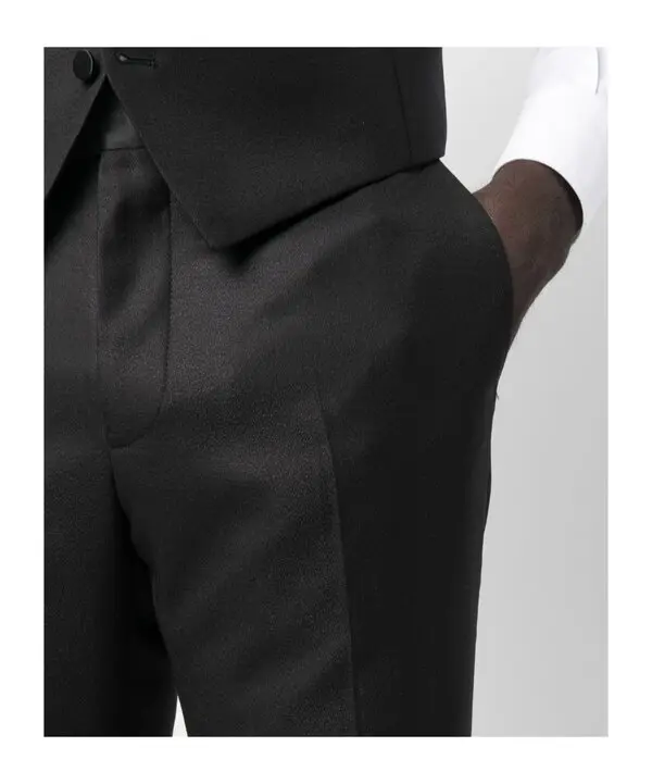 Tagliatore Single-breasted Three-piece Suit - Black