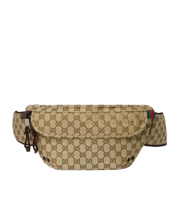 Gucci Gg Monogram Belt Bag - Beige/ebony