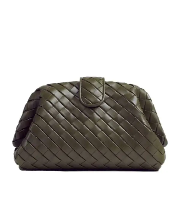 Bottega Veneta Teen Lauren 1980 With Chain - Khaki