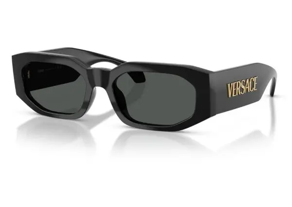 Versace Geometric-frame Sunglasses - Black
